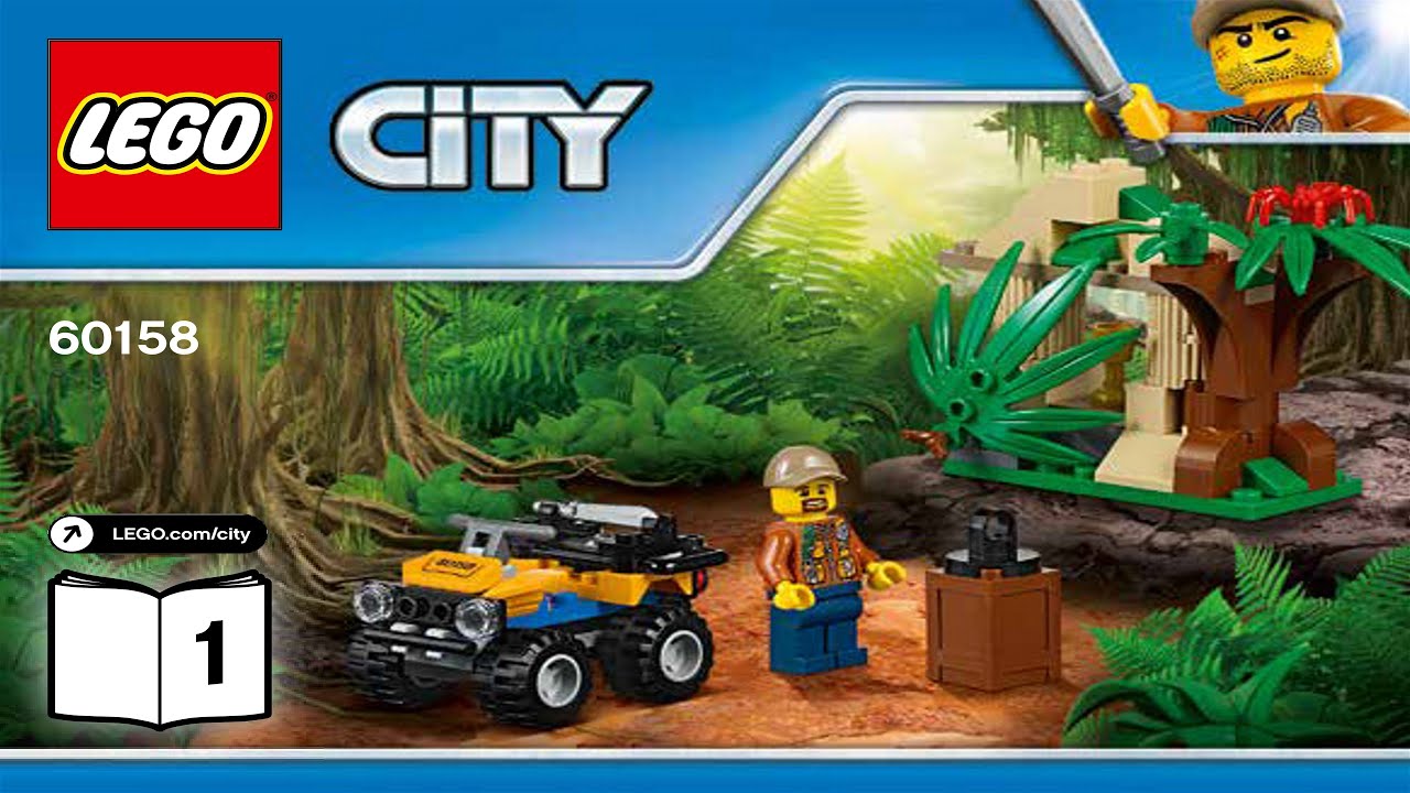 LEGO instructions - City - Jungle - 60158 - Jungle Cargo Helicopter ...