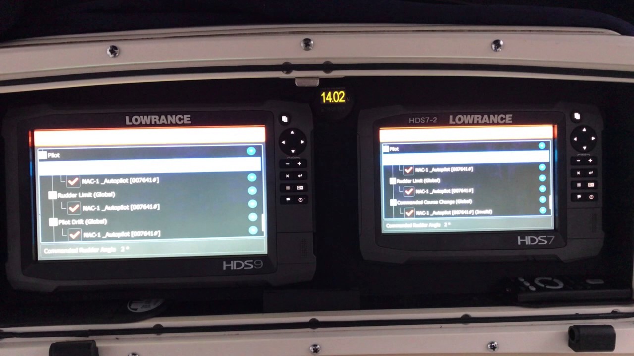 Lowrance HDS Gen3 Autopilot_data - YouTube