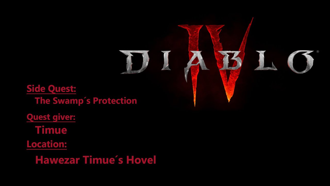 Diablo 4 - The Swamp's Protection - YouTube