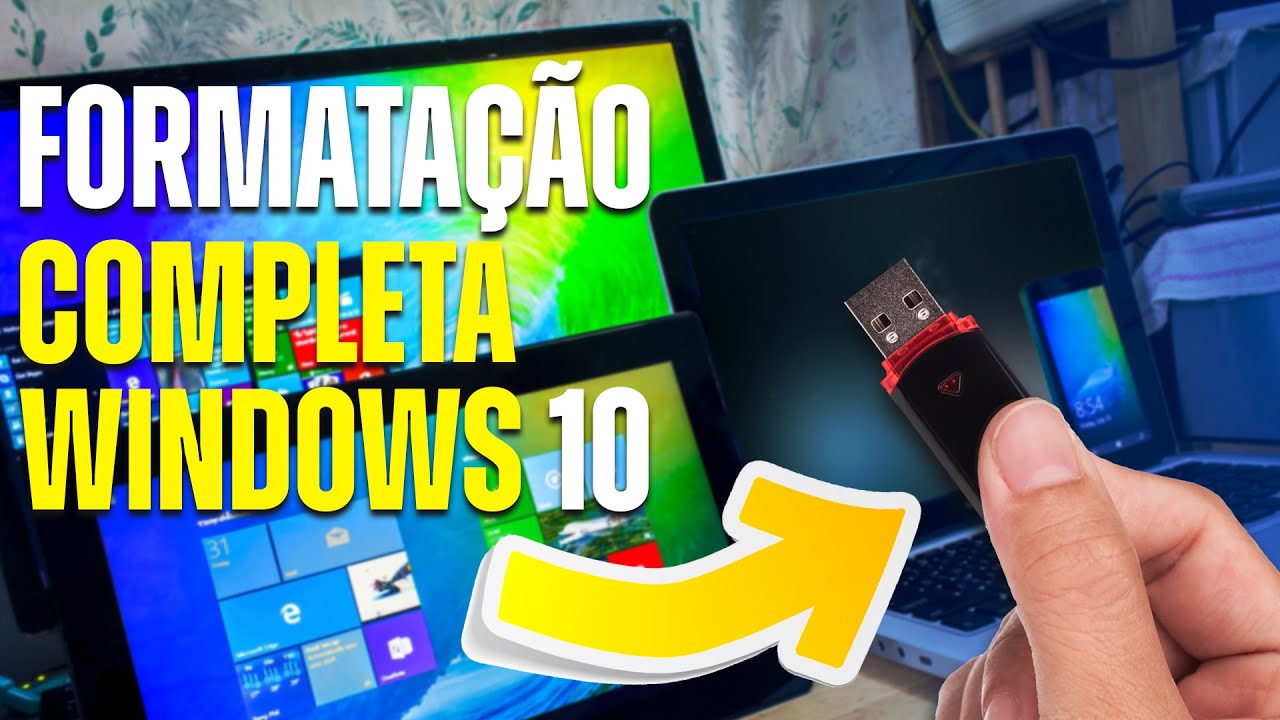 Como FORMATAR corretamente o seu NOTEBOOK para o windows 10 - YouTube