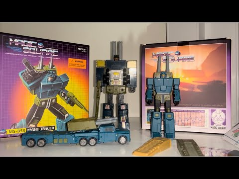 Magic square MS B53 Night tracer review. Transformers generation one ...