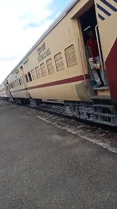 my first train journey #vlog #journey - YouTube