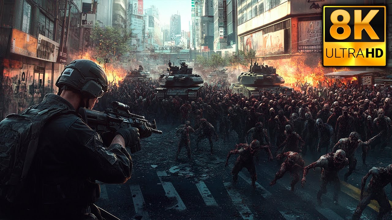 Japan and a Million Zombies Movie | IMMERSIVE Realistic ULTRA Graphics ...