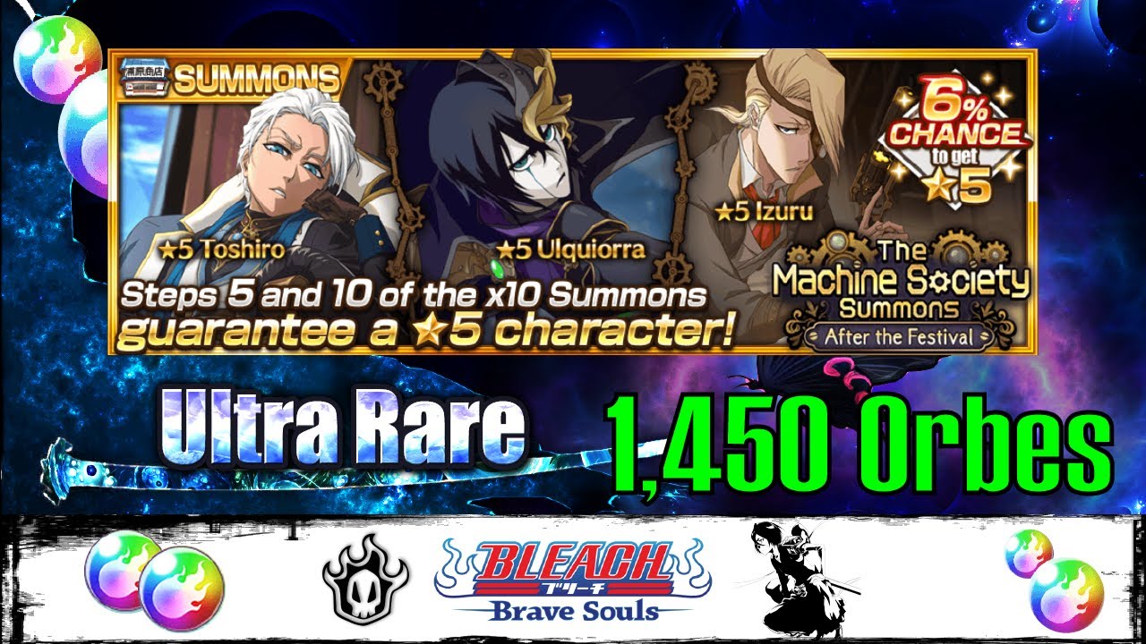 SUMMONS! The Machine Society After The Festival | Bleach Brave Souls en ...