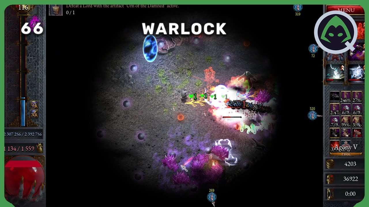 66 Warlock - Halls of Torment - YouTube