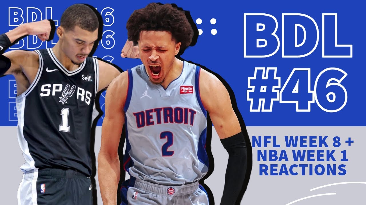 NBA Week 1 Reactions & NFL Week 8 Predictions - YouTube