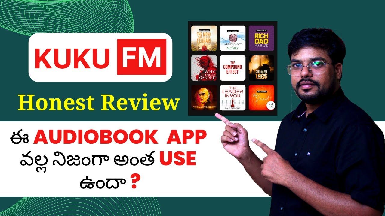 KUKU FM Audiobooks App Review in Telugu - YouTube