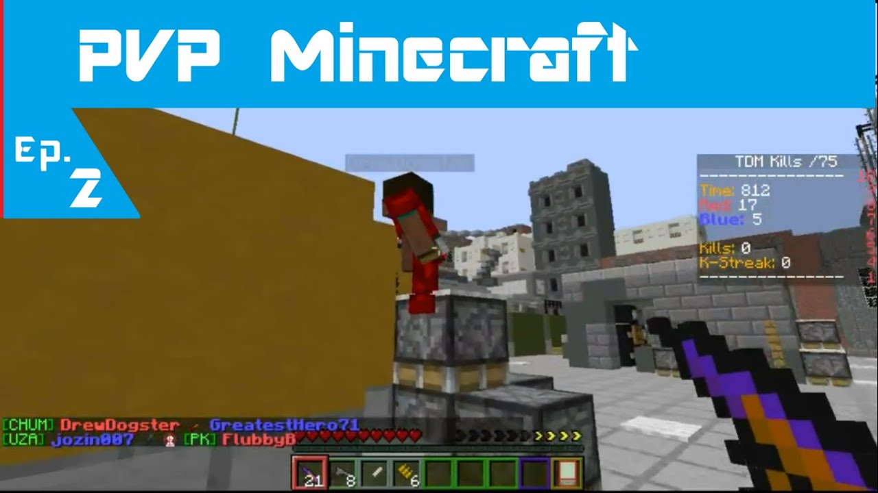 Minecraft :: PVP With Guns :: Multiplayer Server Ep. 2 - YouTube