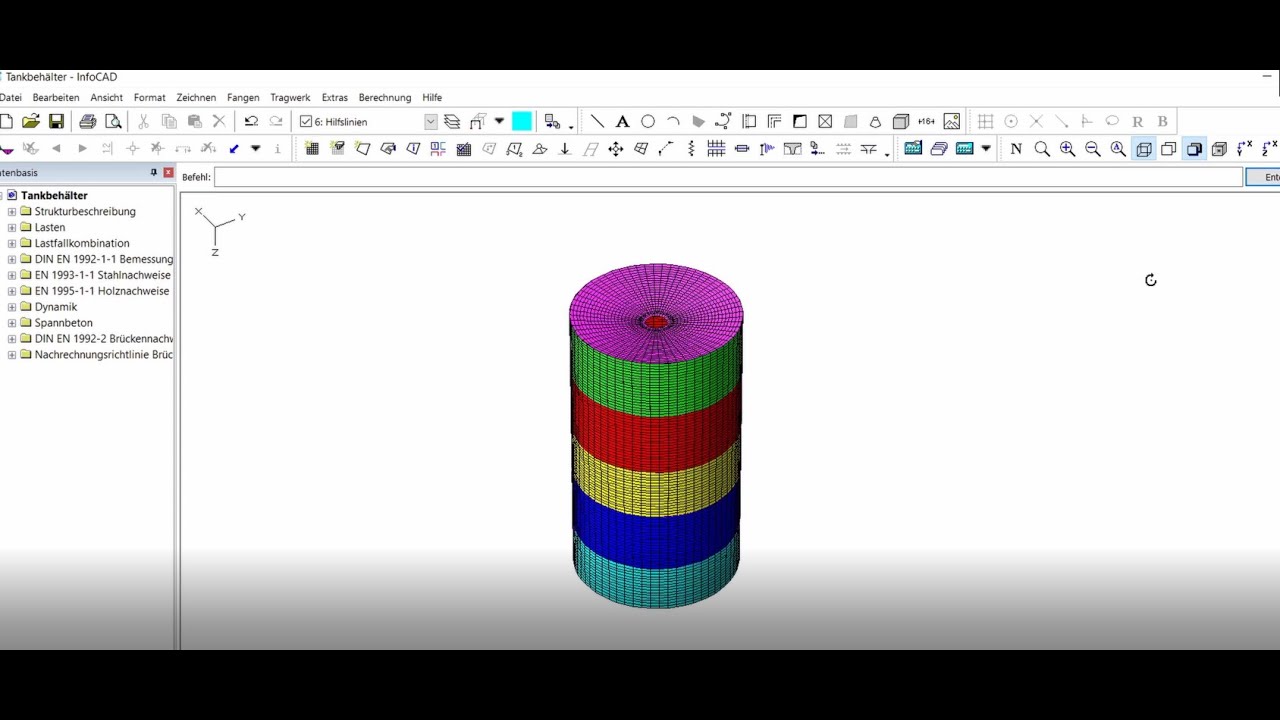 infoCAD Tutorial [Deutsch], Tankbehälter - YouTube