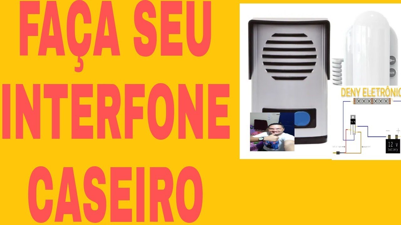 Interfone caseiro e potente com materiais simples - YouTube