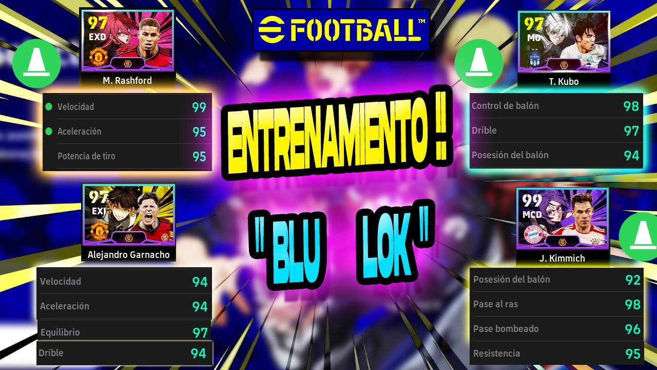 CÓMO ENTRENAR a JUGADORES BLUE LOCK en EFOOTBALL 2024 🎁😨 - YouTube