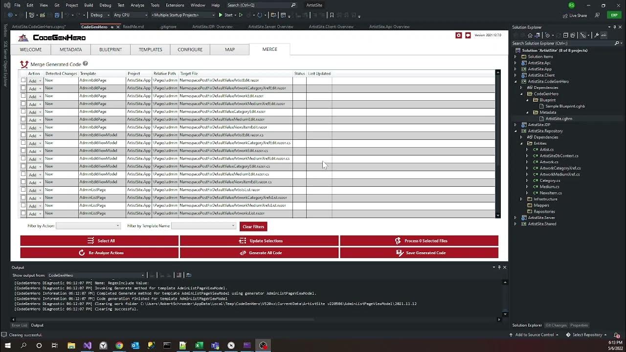 CodeGenHero - The Merge Tab - YouTube