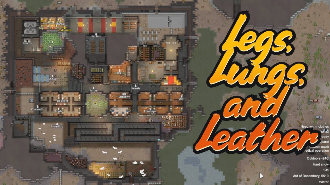 Legs, Lungs, and Leather - Rimworld - Ascendancy Series - Part 14 - YouTube