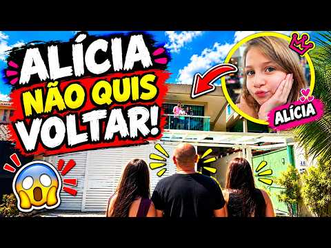 ALÍCIA, IRMÃ DO BRITTO, NÃO QUIS VOLTAR COM A GENTE! 😱 *Família Martins*