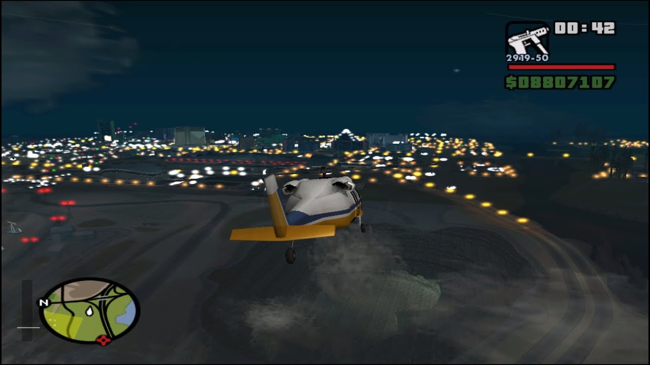Gta San Andreas project (2DFX latest version) gameplay in a very low ...