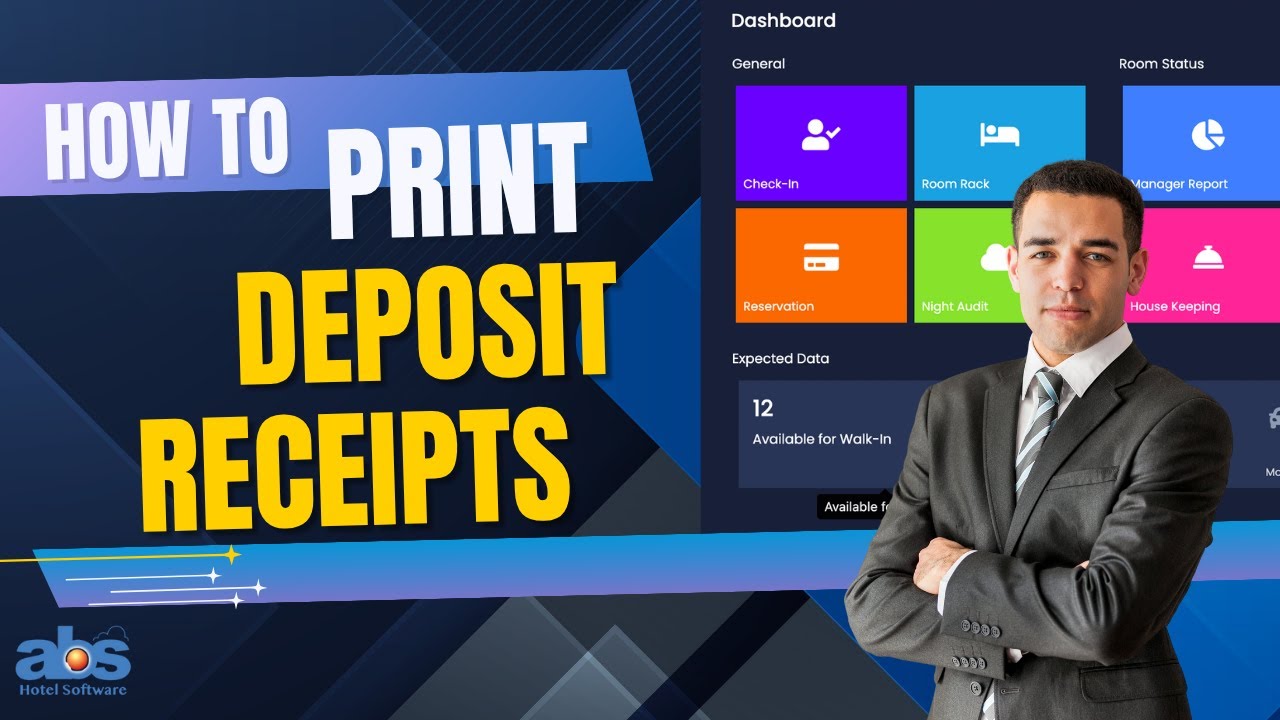 How To Print Deposit Receipts - YouTube