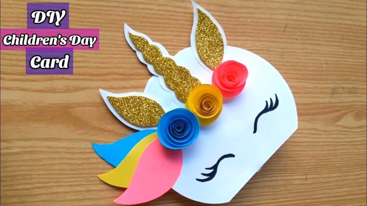 DIY Children's Day Card | Handmade card for Children's day | Childrens ...