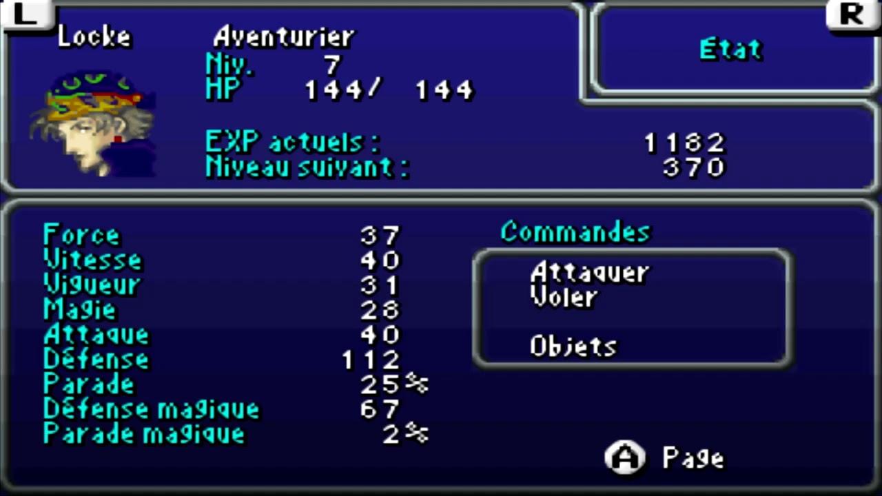9 - Walkthrough FR l Final Fantasy VI l Principes de Bases (Menu ...