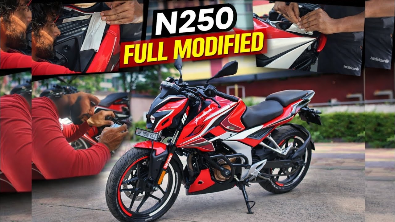 Pulsar N250 Full Modified | Street Beast Build 🏍️ - YouTube