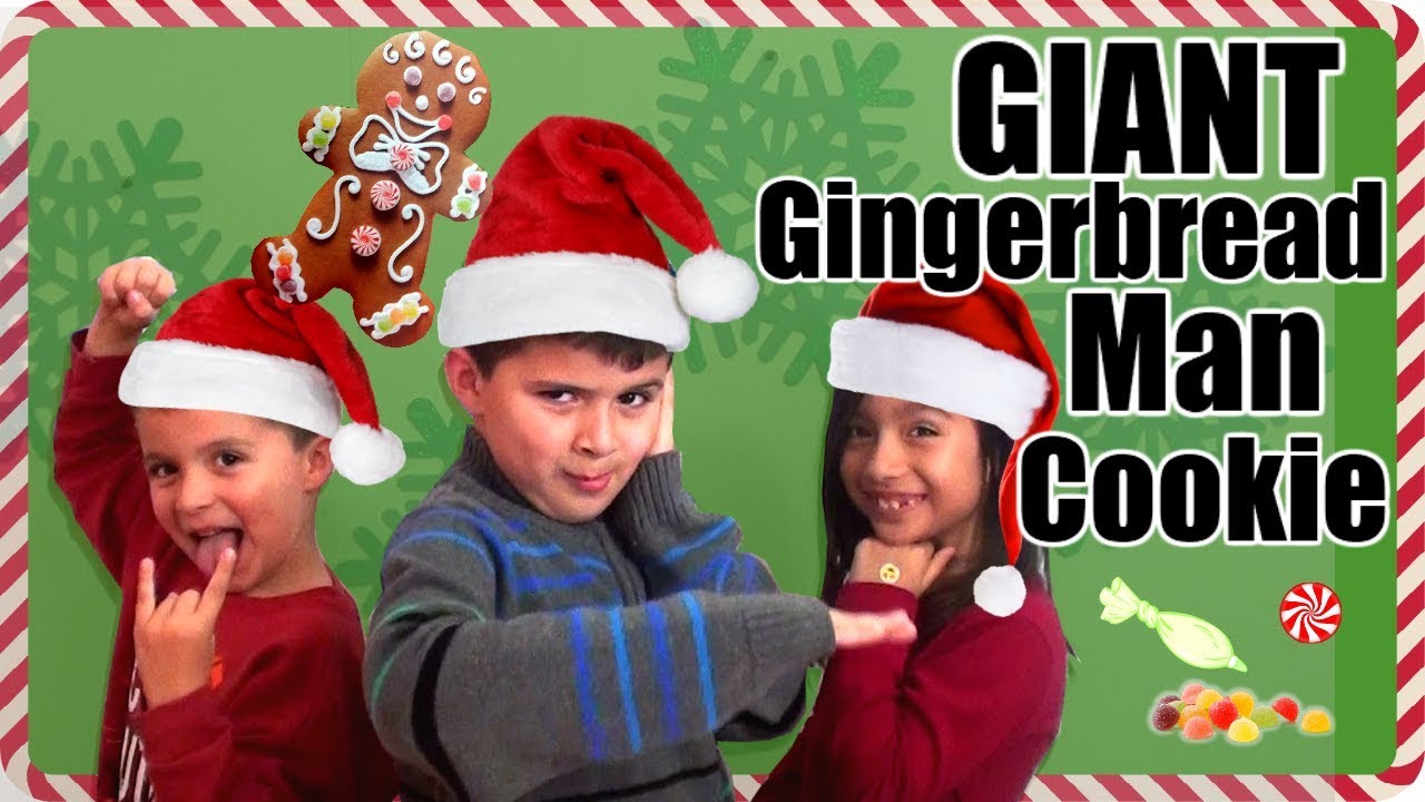 GIANT GINGERBREAD MAN COOKIE YouTube giant-gingerbread-man-cookie-youtube