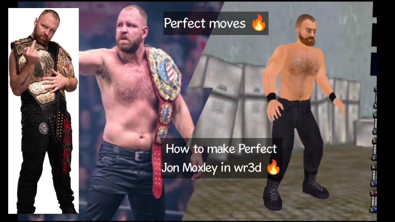 How to make Jon Moxley in Wrestling Revolution 3d 🔥 | How to make Jon ...