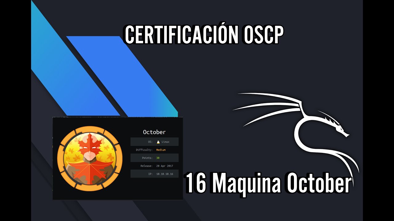 Preparación Certificación OSCP OffenSecurity 16 October HackTheBox ...