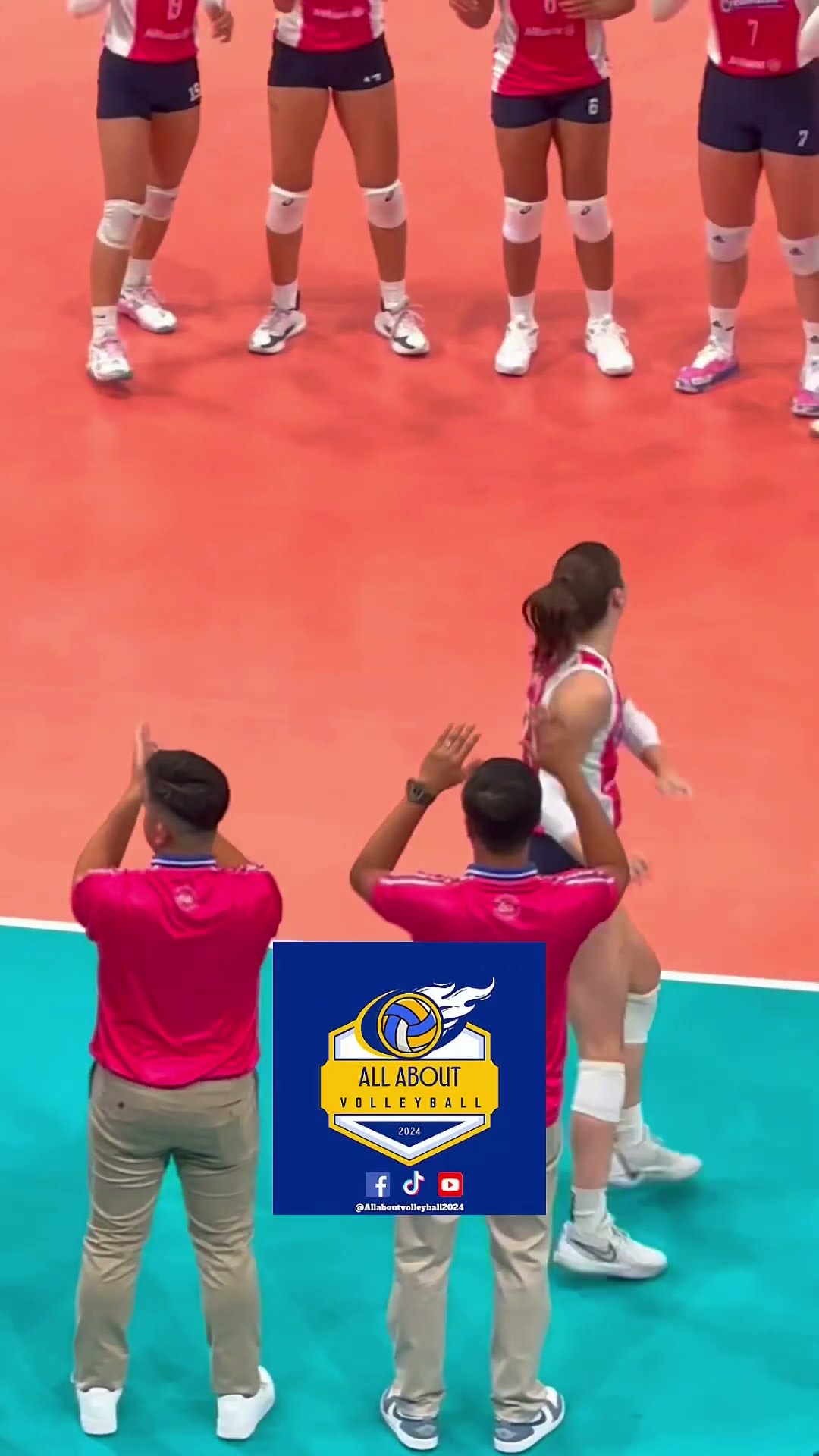 Creamline Coolsmahers line up #allaboutvolleyball #creamlinecoolsmasher ...