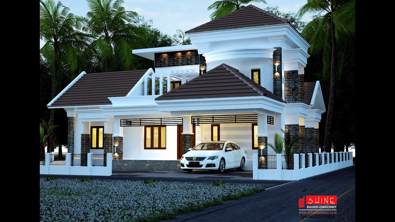 PROPOSED 4 BHK Home for NIKHIL MANOHAR@THODUPUZHA,Designed By Shine ...