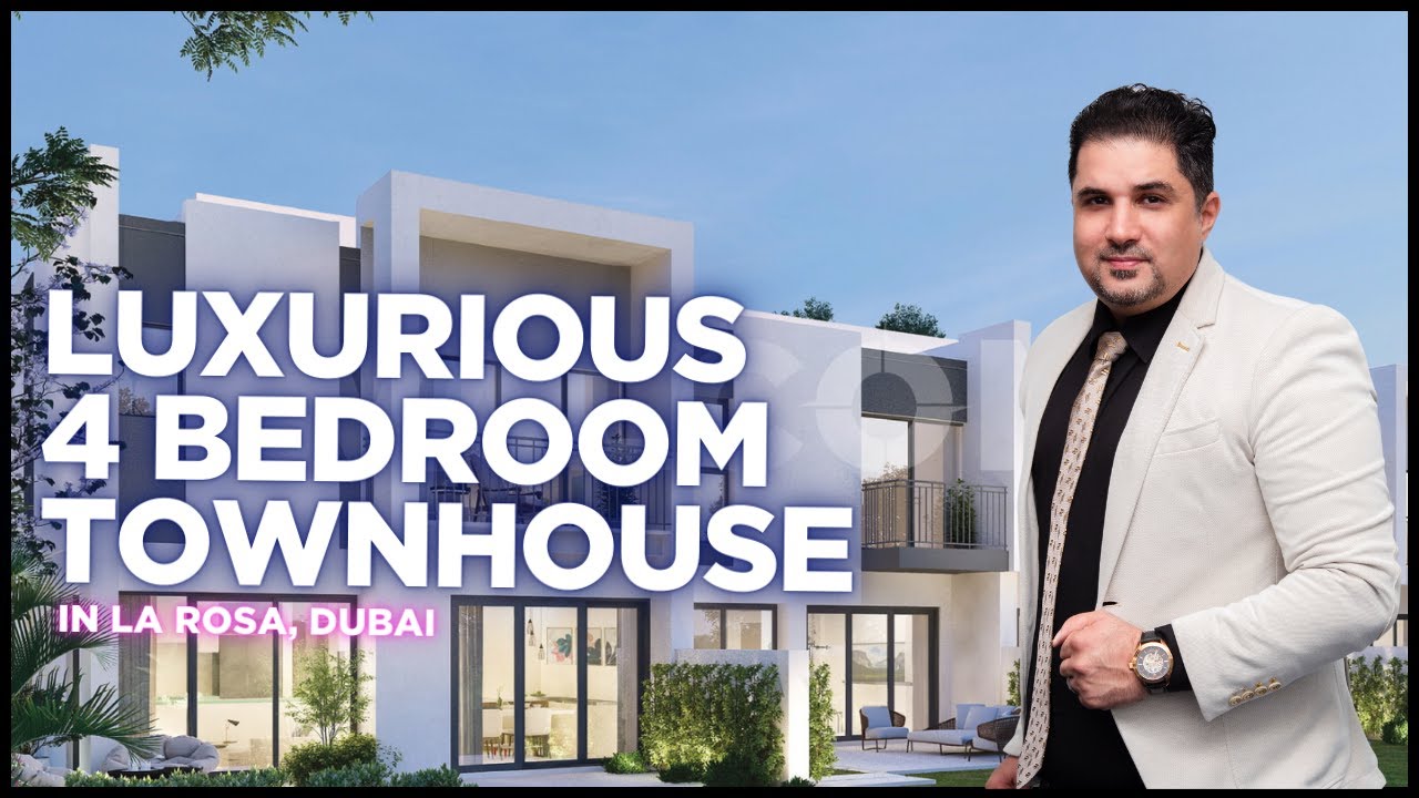 Luxurious 4 Bedroom Townhouse in La Rosa, Dubai - YouTube