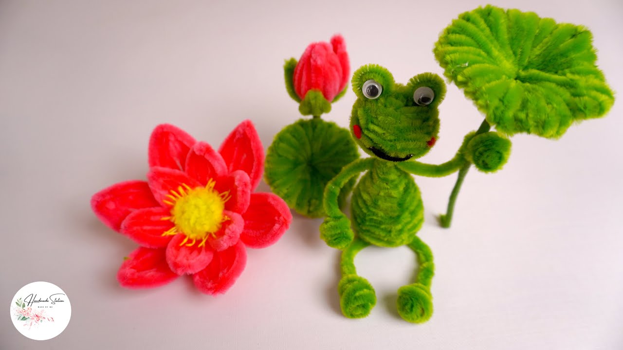 Tutorial DIY Animals - How to make Frog with Pipe cleaners #hmstation ...