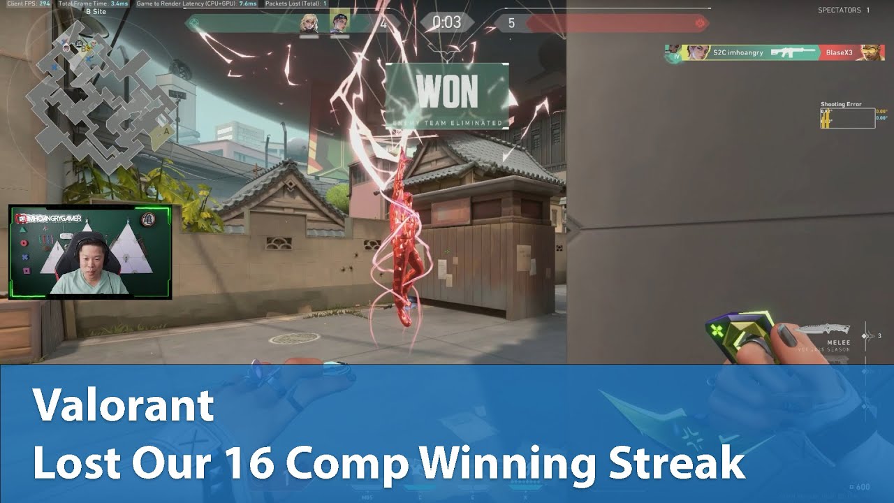 Lost Our 16 Comp Winning Streak | Competitive 3W-1L | Valorant - YouTube