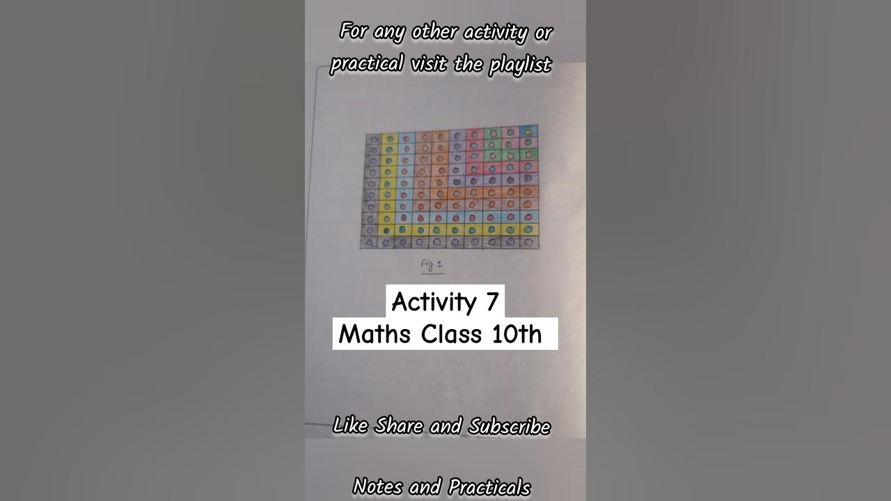 Class 10 Maths Lab Activity 7 Solution// Maths Lab Practical Class 10// #mathsactivity #maths ...