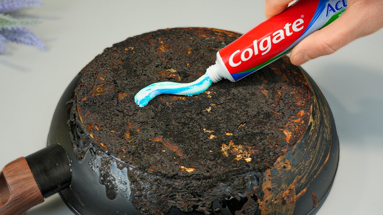 How to Polish and Restore an Old and Burnt Pan - Easiest and Fastest ...