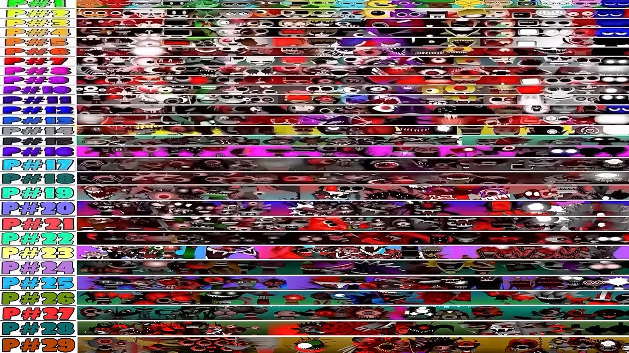 Incredibox Sprunki Mix All Phases: Phase 1-29 ALL TOGETHER - YouTube