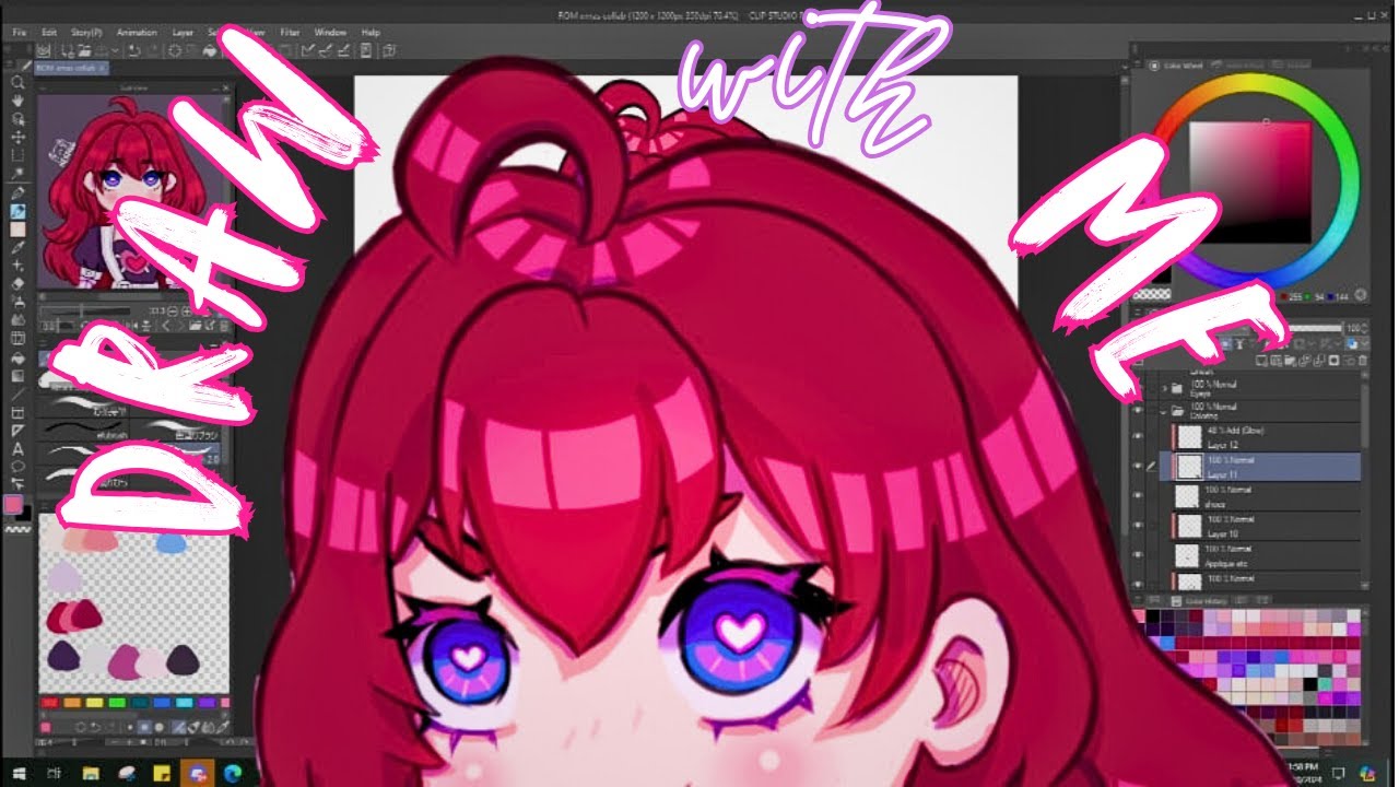 Drawing timelapse: Chibi Ina - YouTube