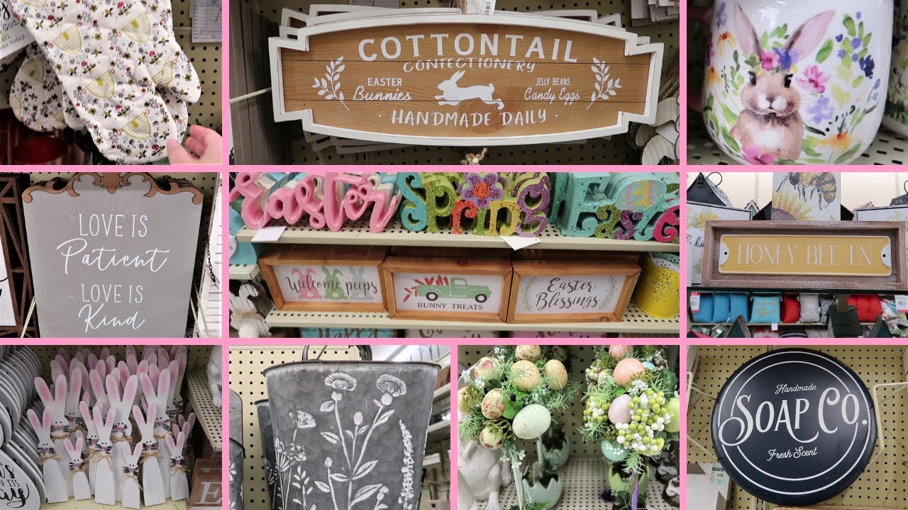 *New* 🌷Hobby Lobby Easter & Spring Shopping | Shopping for Home Decor ...