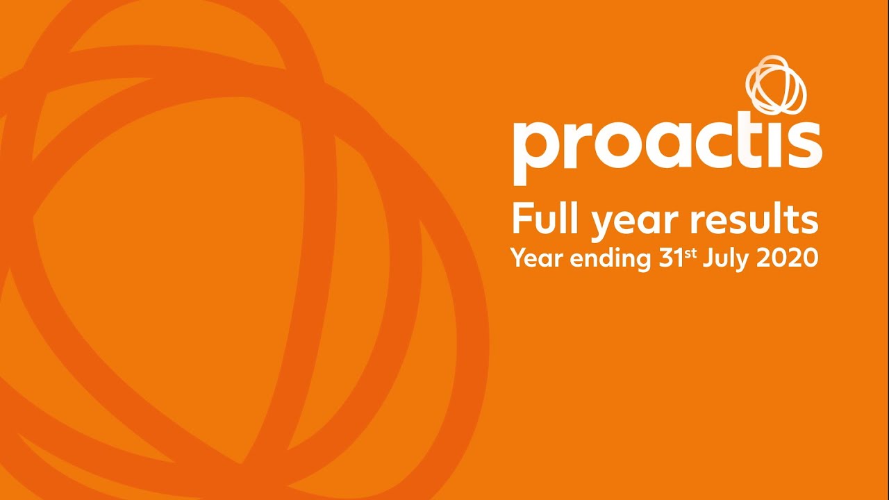 Proactis Group Holdings Full Year 2020 results overview. - YouTube