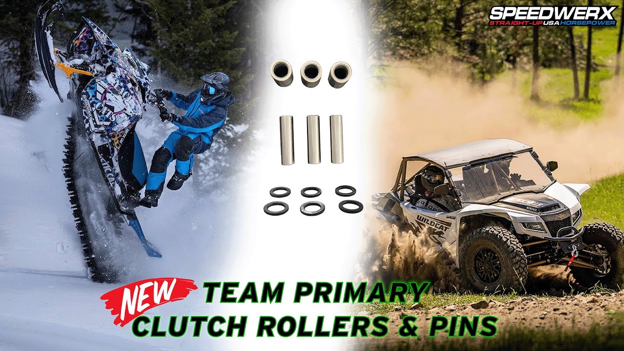 NEW TEAM PRIMARY CLUTCH ROLLERS & PINS // Speedwerx USA - YouTube
