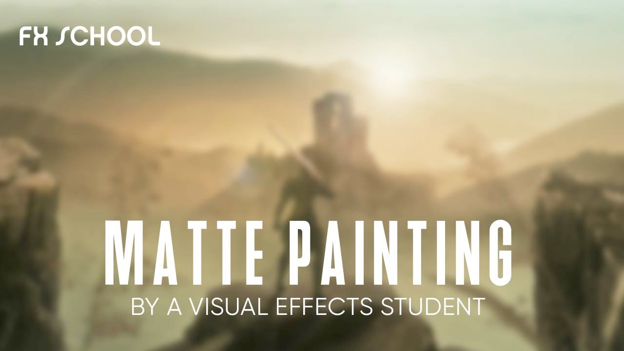 Awesome Matte Painting by a Visual Effects Student - YouTube