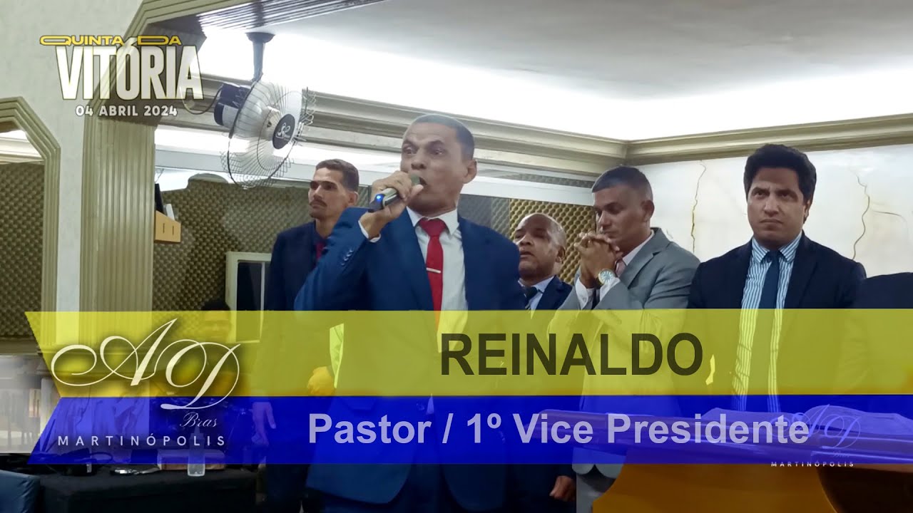 Pastor Reinaldo - Pregando na Quinta da Vitória - YouTube