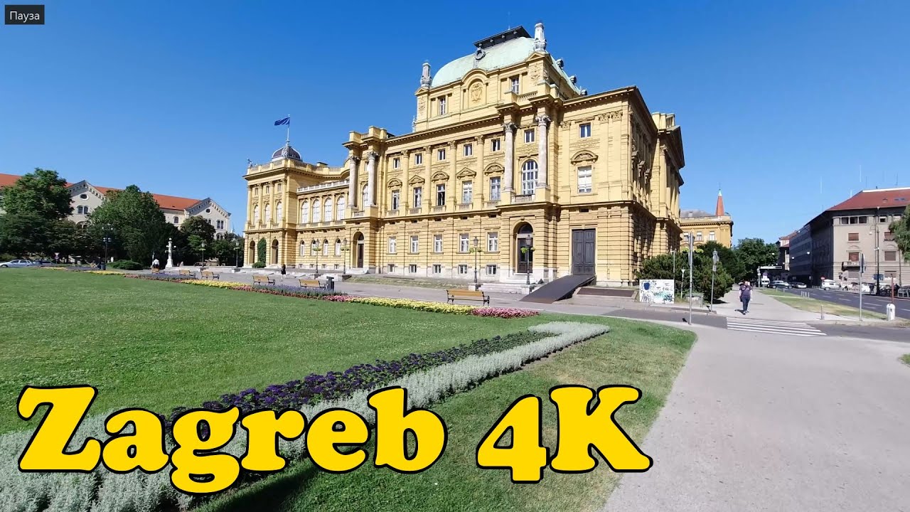 Walk around Zagreb Croatia. [4K] - YouTube