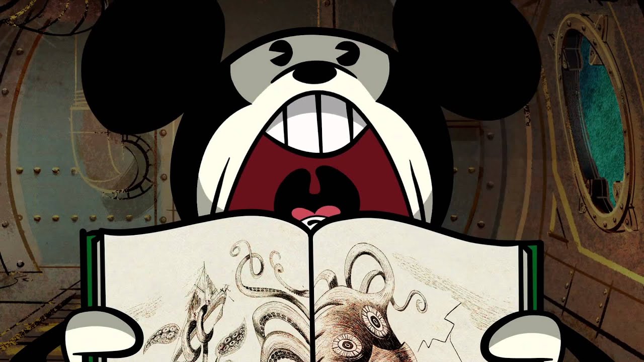 Wonders of the Deep A Mickey Mouse Cartoon Disney film 5 - YouTube