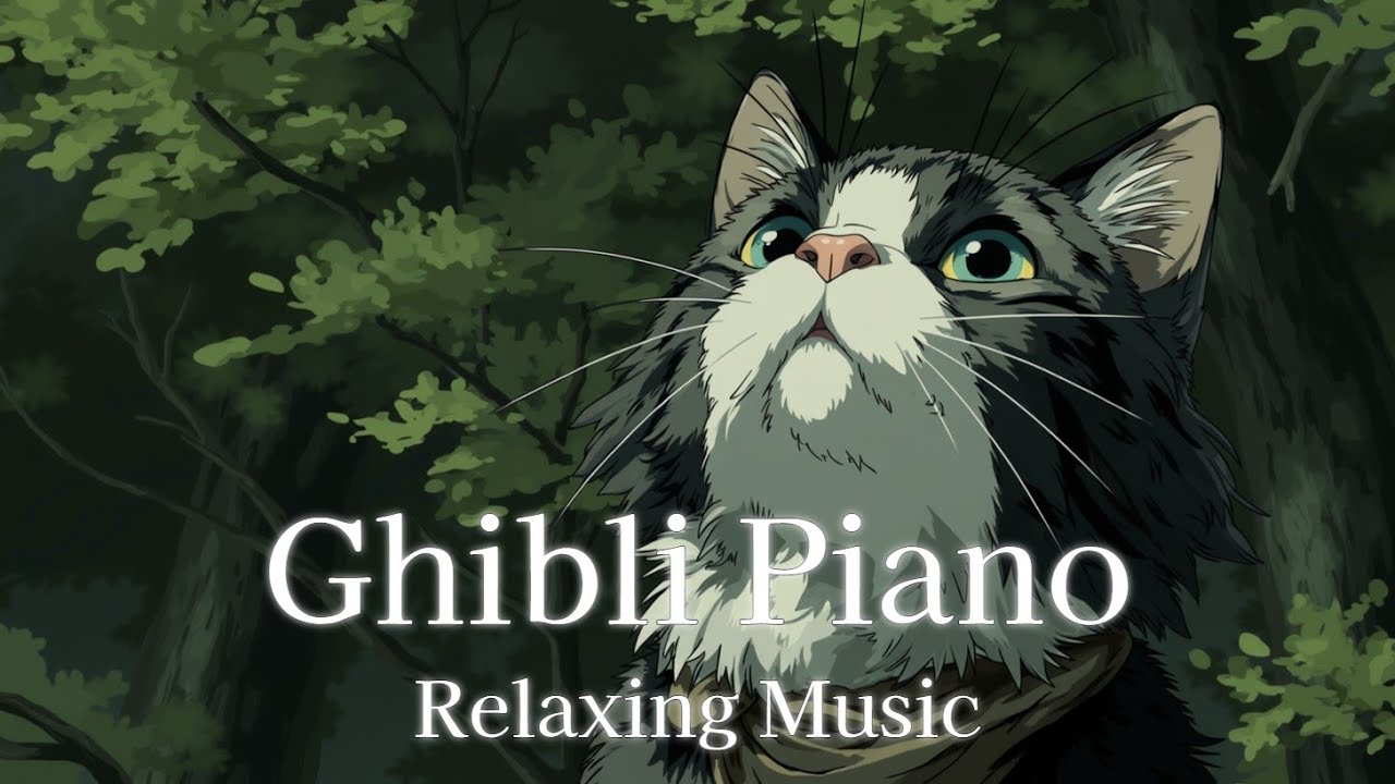 Studio Ghibli Piano Covers Relaxing Music Joe Hisaishi BGM Ghibli ...