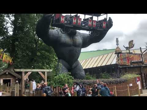 King Kong ride Parc Bobbejaanland Belgium 2021 Huss Rides - YouTube