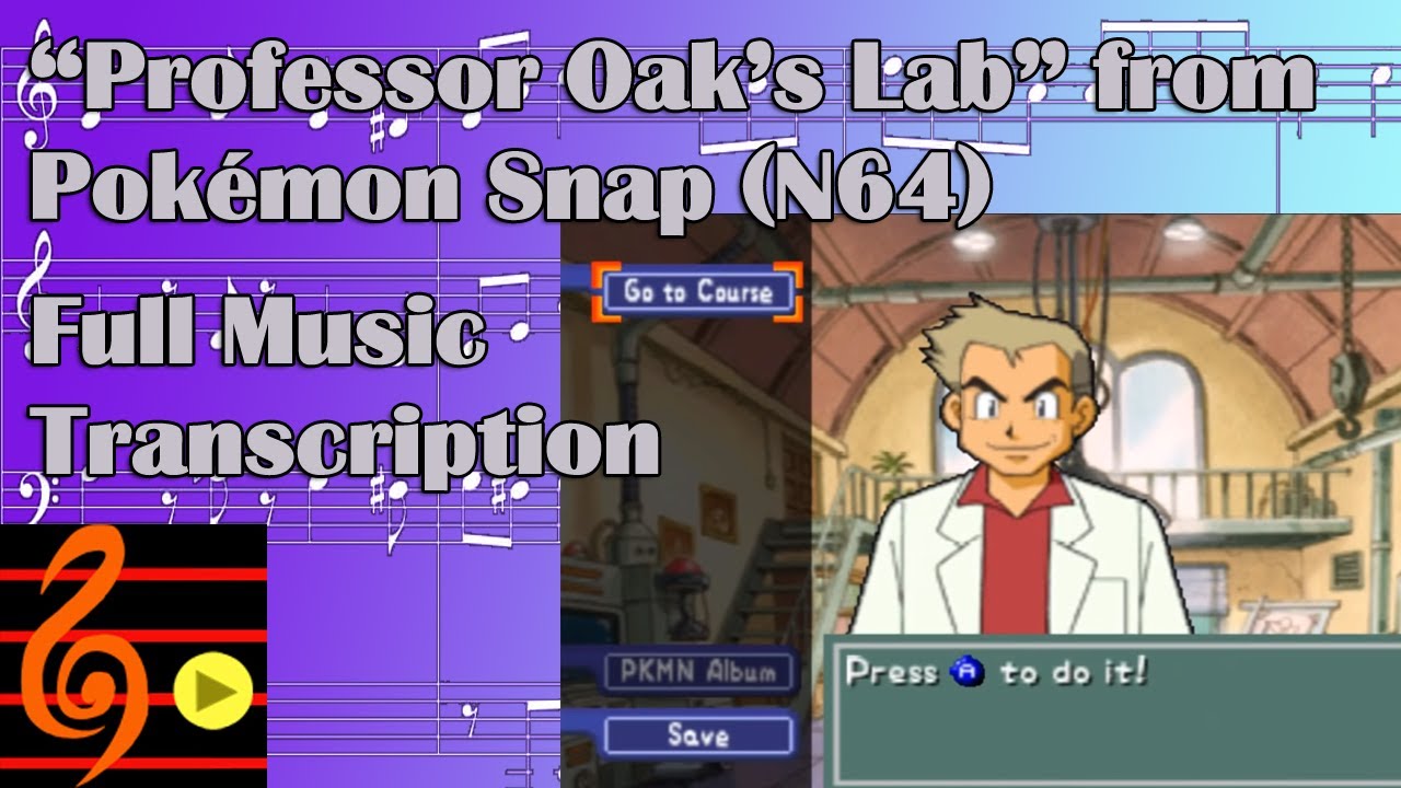 "Professor Oak's Lab" from Pokémon Snap (N64) - YouTube