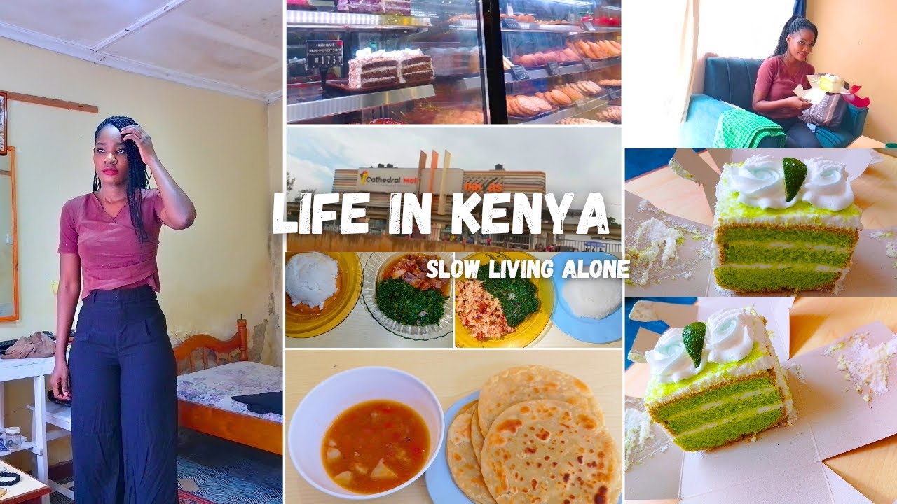 Days in my life in Kenya living alone/working, cooking/WFH/Silent vlog ...