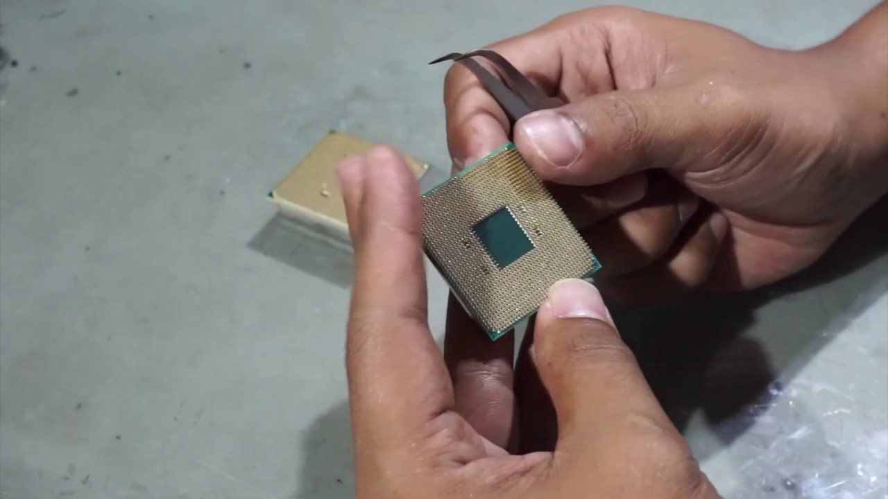 Cara perbaiki pin Prosesor AMD Ryzen yang patah | Repair Broken Pin AMD ...