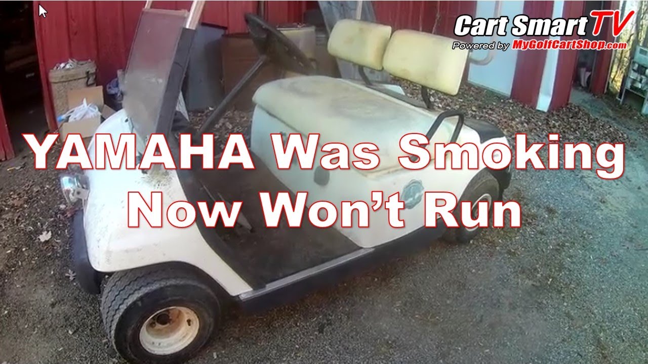 Yamaha Golf Cart Smoking Fix - YouTube