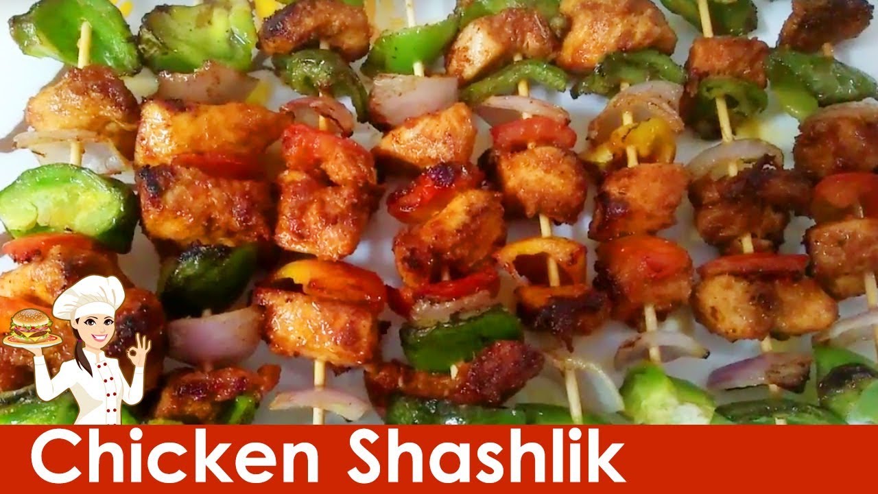 Delicious Chicken Shashlik Recipe | Restaurant Style Chicken Shashlik ...