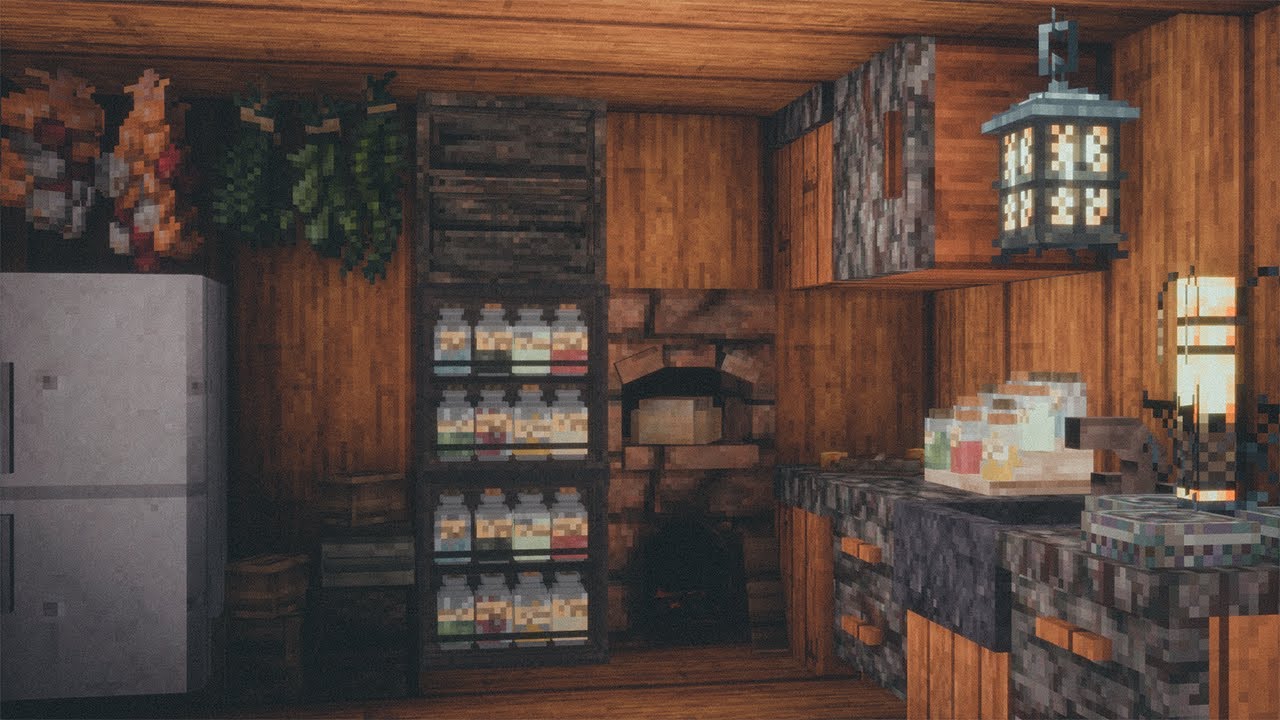 Minecraft Building - How I build interior of a cute and cozy house ...